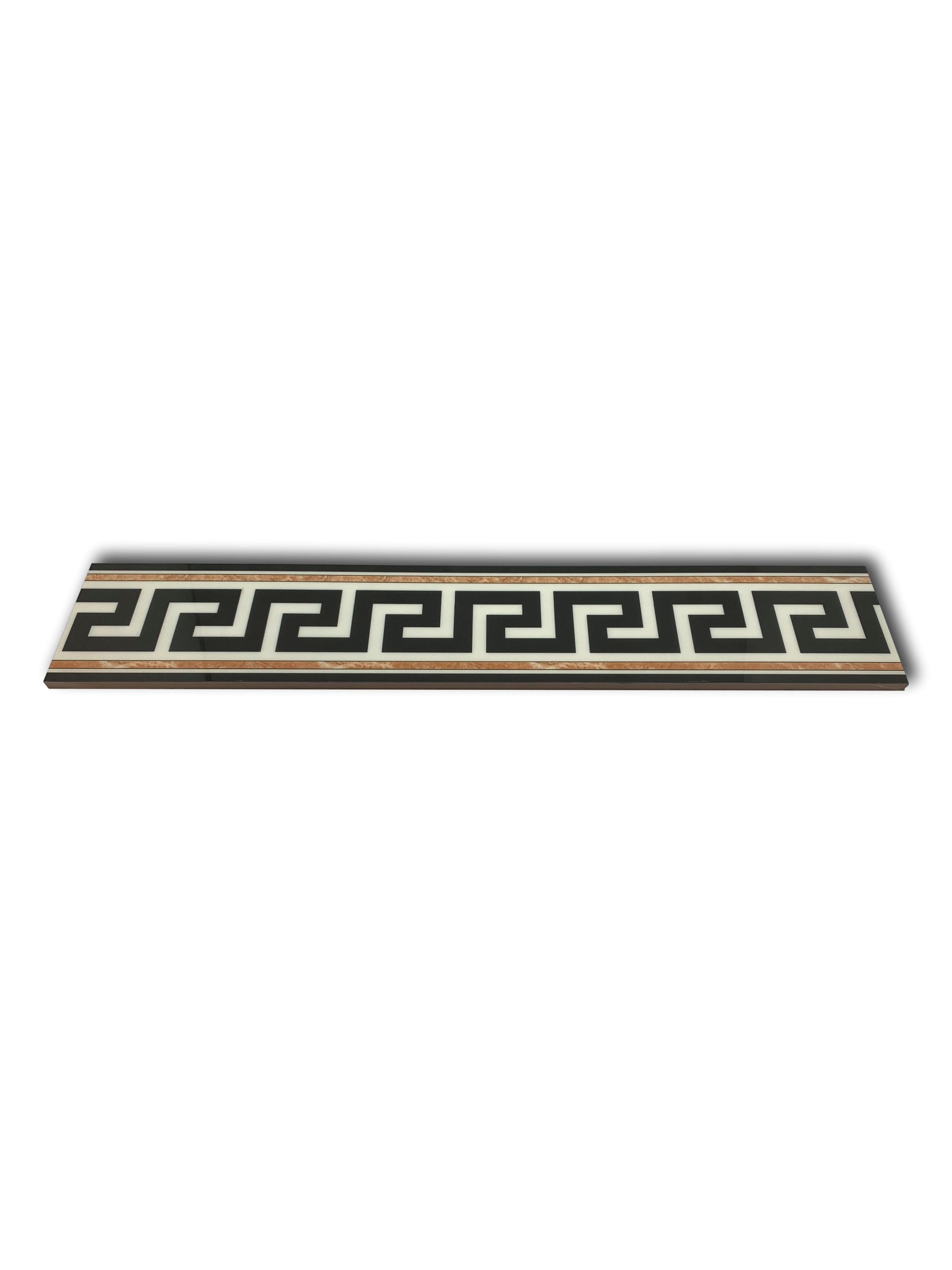 Flagstone glazed tile ceramic meander